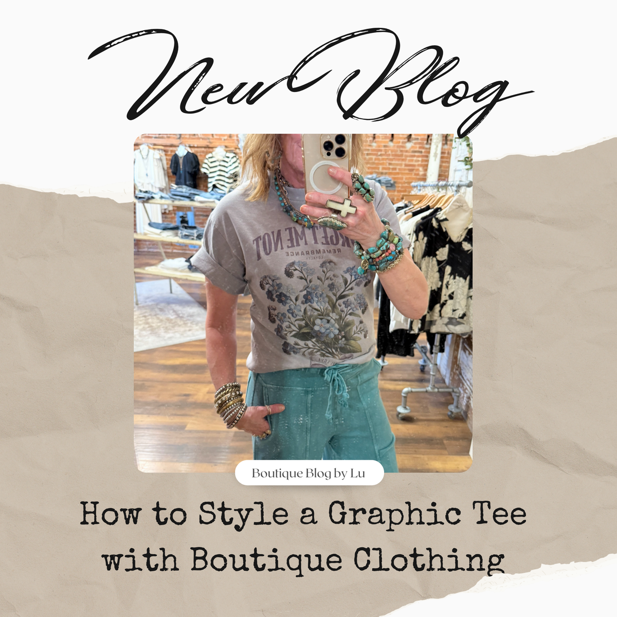 How to Style a Graphic Tee with Boutique Clothing – Artistic Works By Lu
