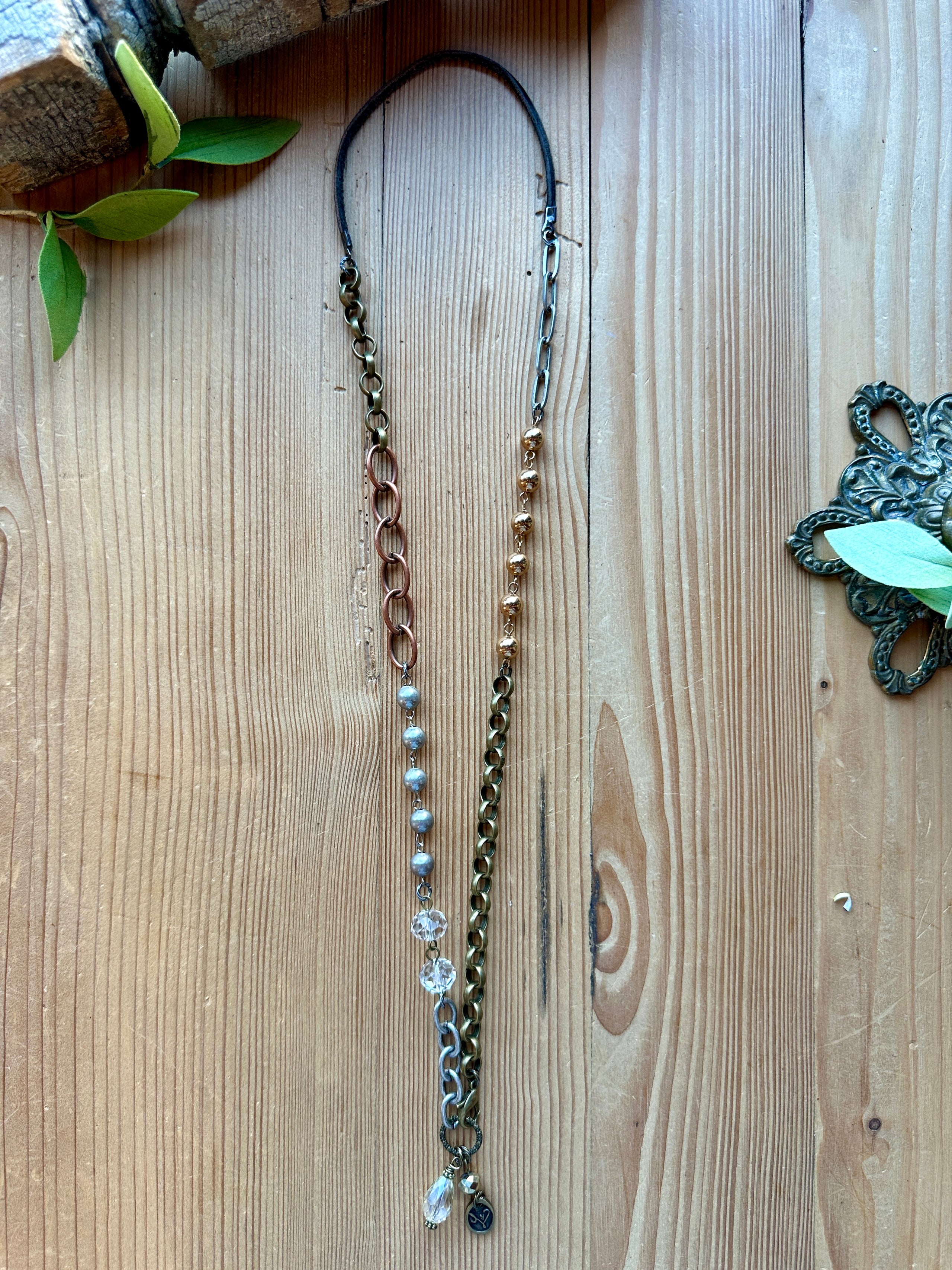 Mixed Metal Interchangeable Necklace – Artistic Works By Lu