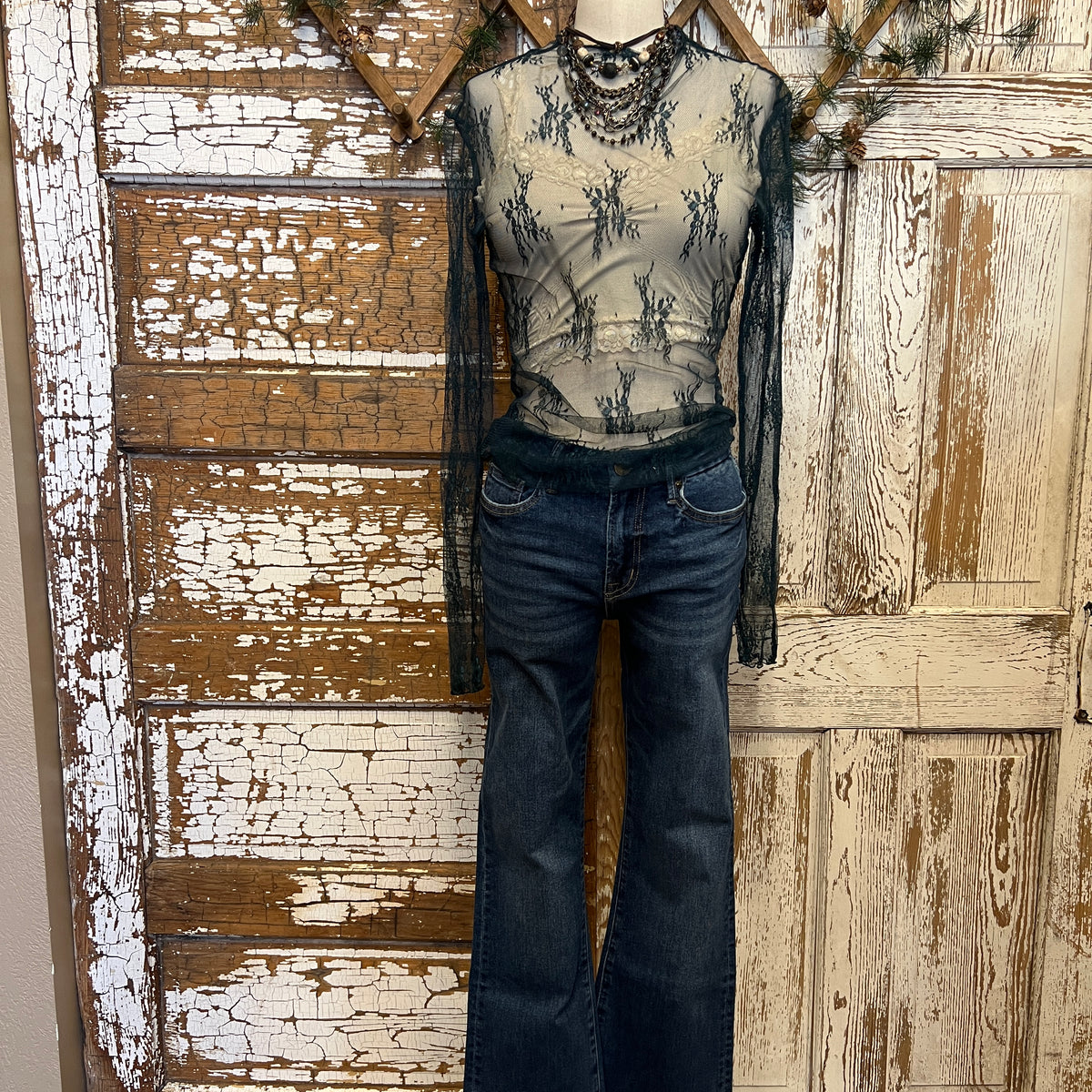 Jade Lace Layering Top-Onesize – Artistic Works By Lu